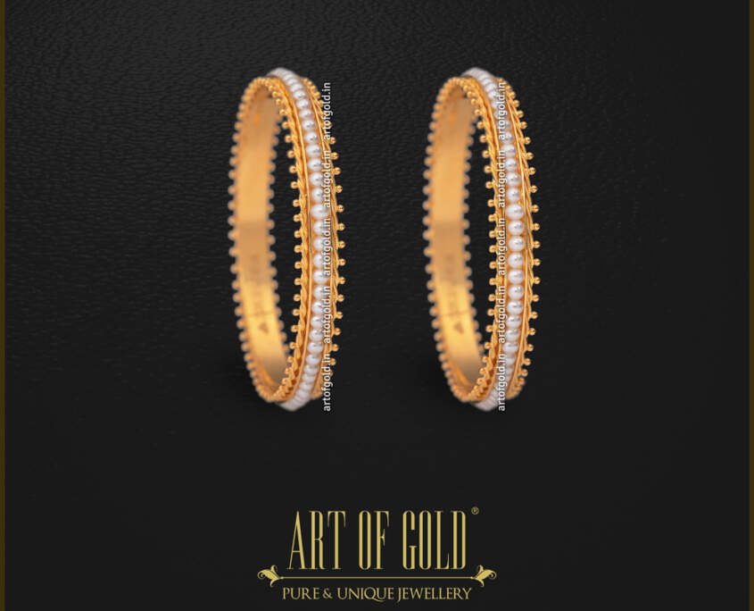 Designer Gold Bangles | Art of Gold Jewellery, Coimbatore