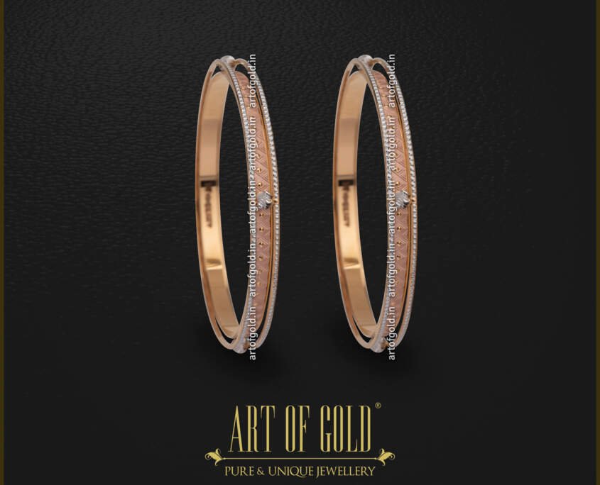 Designer Gold Bangles | Art of Gold Jewellery, Coimbatore