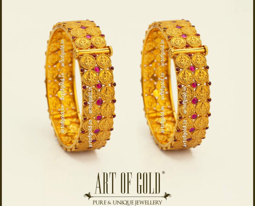 Kasu Bangles | Art of Gold Jewellery, Coimbatore