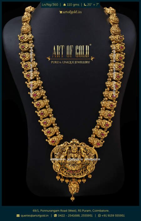 Bridal Haram cum Ottiyanam | Art of Gold Jewellery, Coimbatore