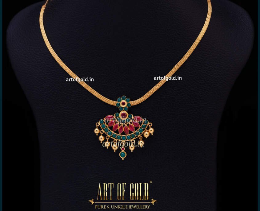 Kemp Attigai Set | Art of Gold Jewellery, Coimbatore