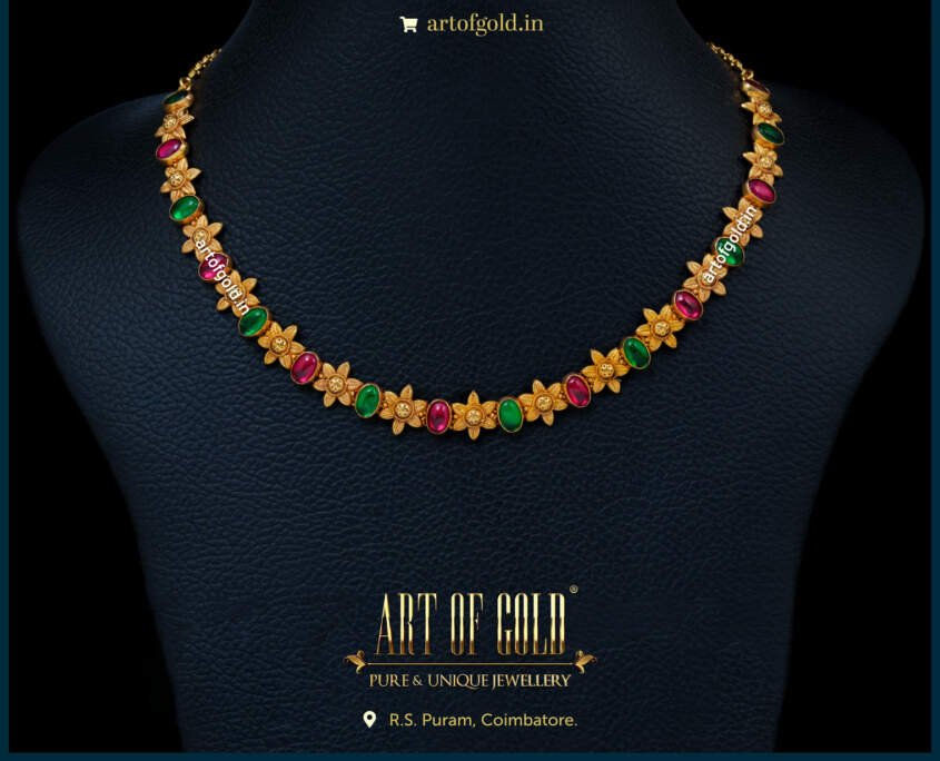 Kids Gold Necklace | Art of Gold Jewellery, Coimbatore